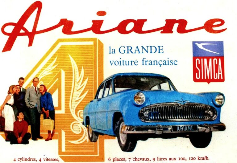 La page de la Simca Ariane - l'Automobile Ancienne