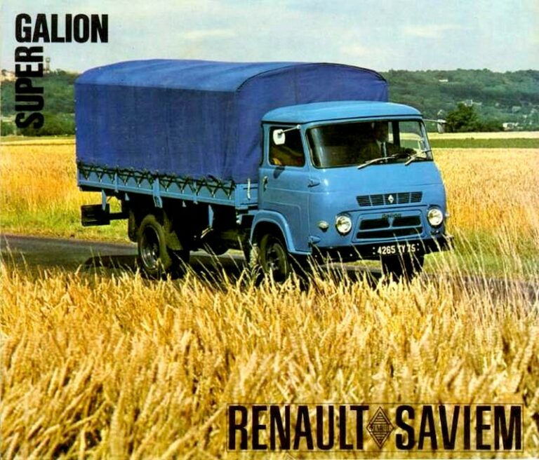 Saviem-Renault Gamme SG (1965 - 1982) - l'Automobile Ancienne